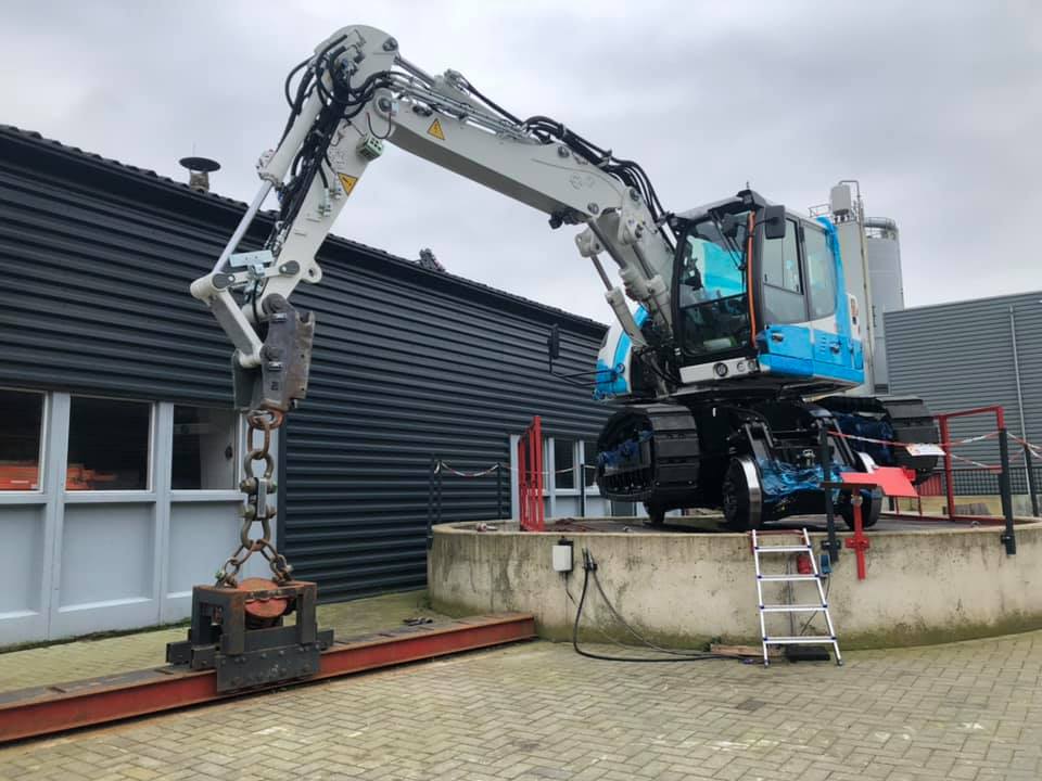 Complete spoorweg aanpassing